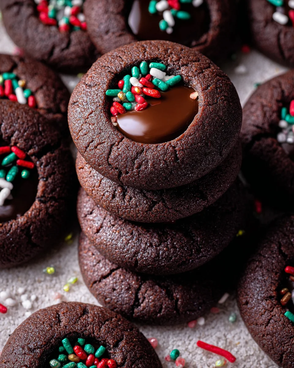 Chocolate Thumbprint Cookies: Irresistible Treats You'll Love