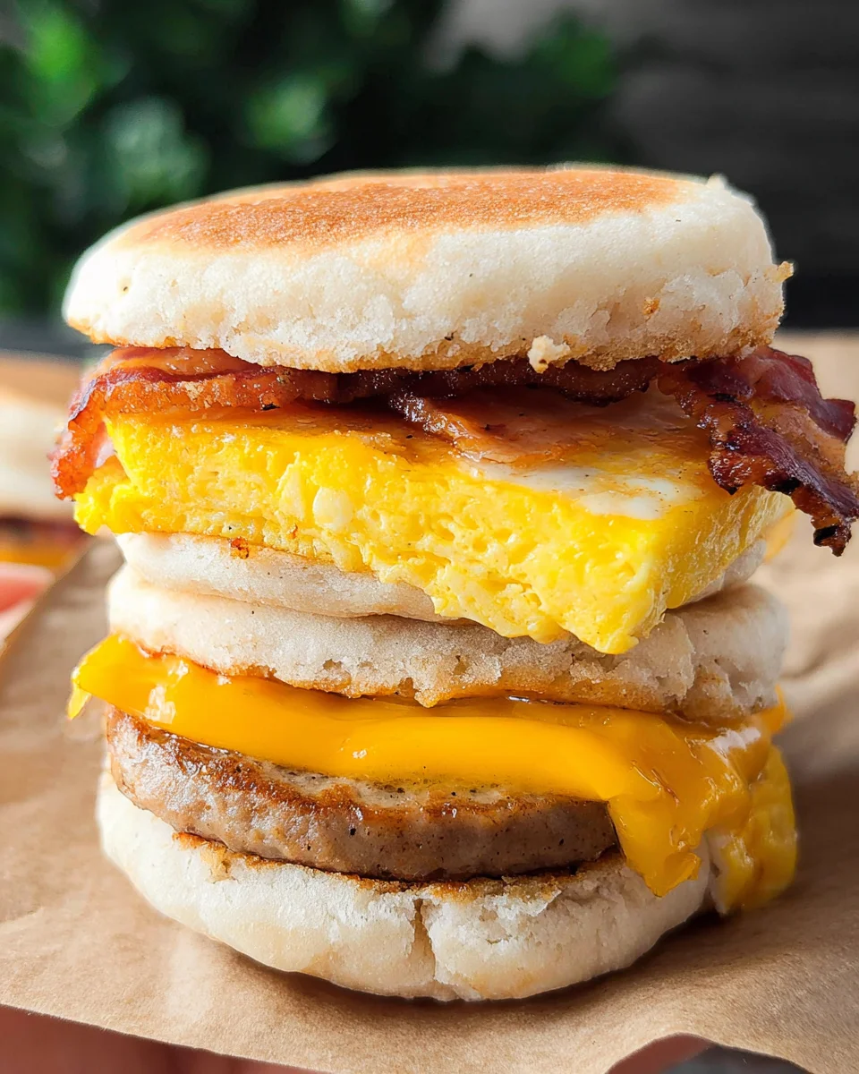 Freezer Breakfast Sandwiches